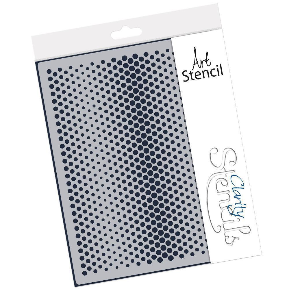 Dotty Wave 9" x 11" Stencil – Claritystamp