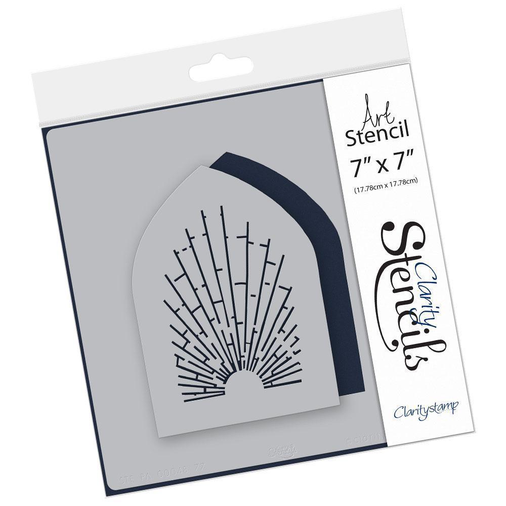 Sun Arch 7" x 7" Stencil – Claritystamp