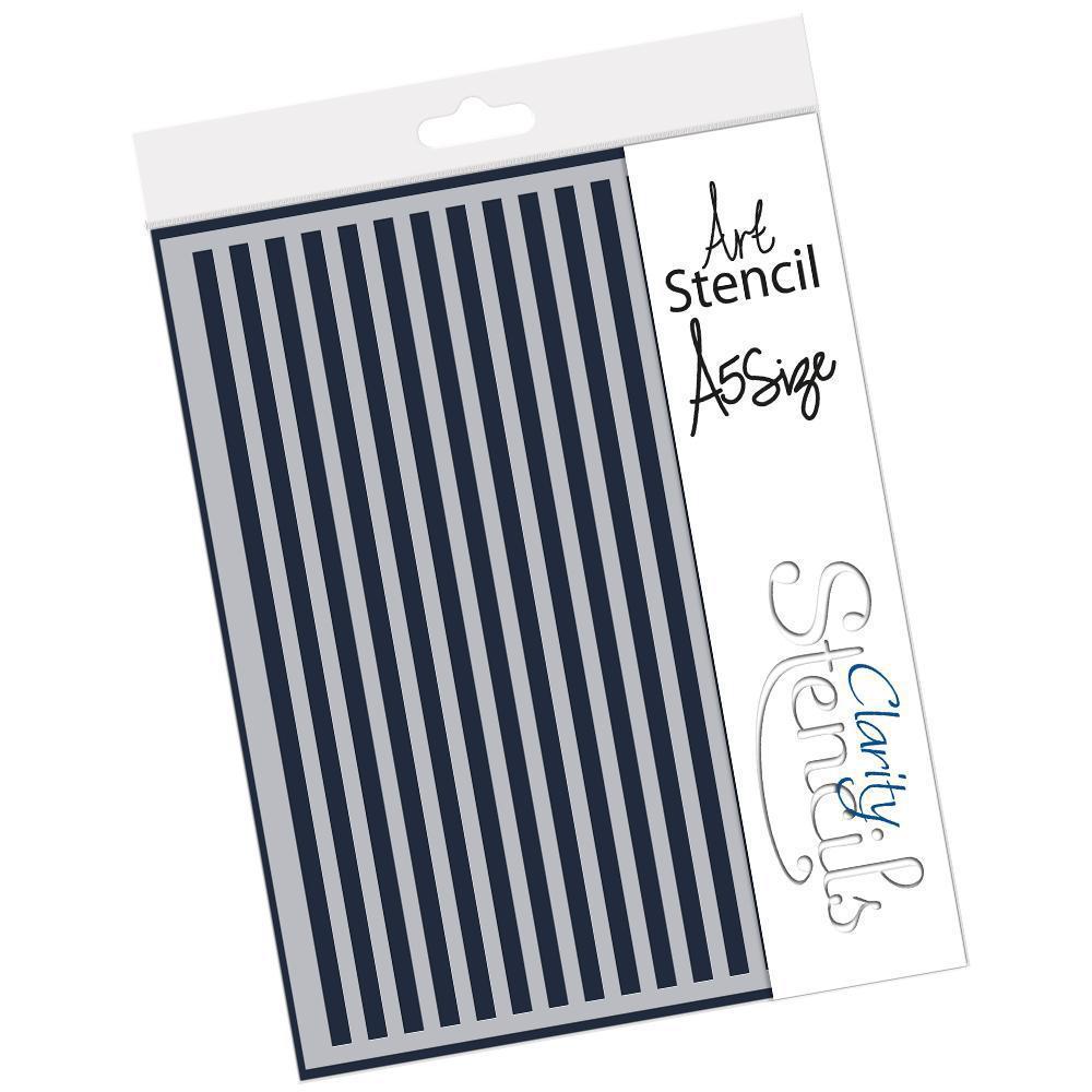 Stripes A5 Stencil – Claritystamp