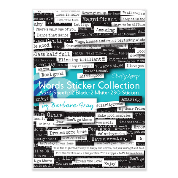 Barbara's Words Sticker Collection – Claritystamp
