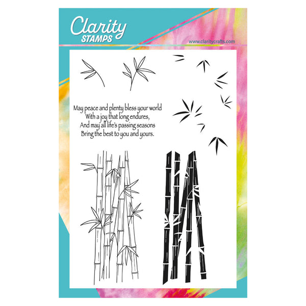 Bamboo - Two Way Overlay A5 Stamp Set – Claritystamp
