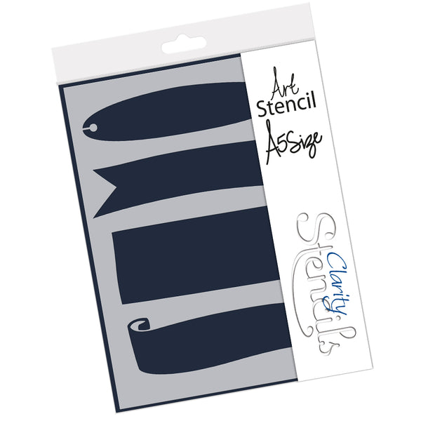 Banner Panels Stencil A5 – Claritystamp