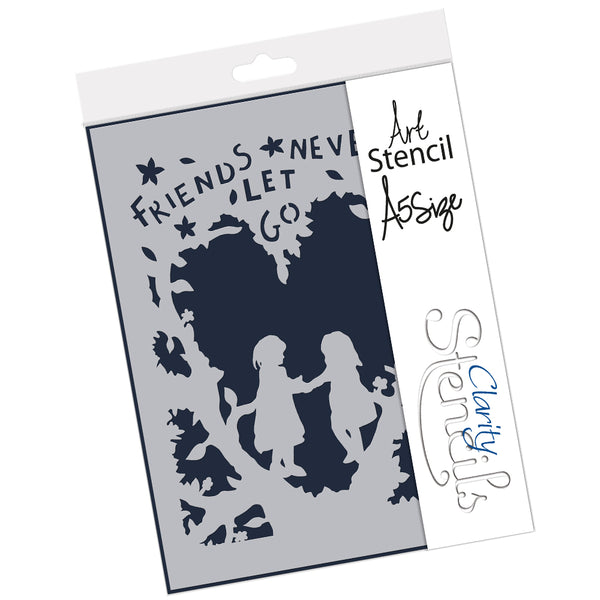 Friends Stencil A5 – Claritystamp