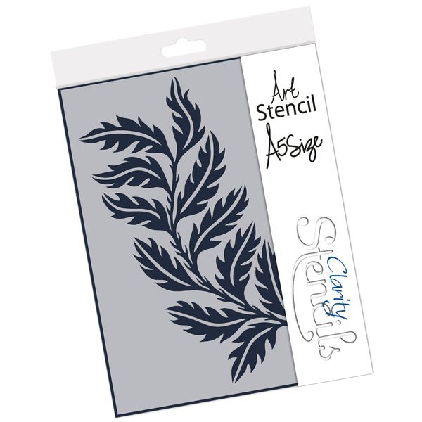 Leafy Strip Stencil A5 – Claritystamp