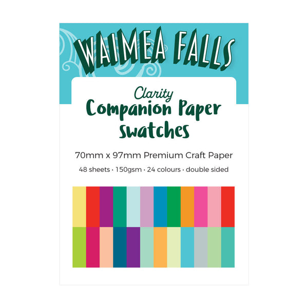 Waimea Falls Companion Paper Swatches – Claritystamp