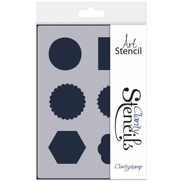 Simple Frames Stencil A5 – Claritystamp